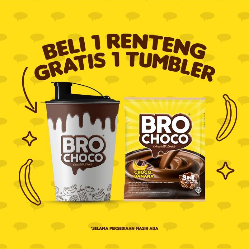 Jual BROCHOCO Original (25gr x 10 sachet) Chocolate Drink / Minuman Coklat | Shopee Indonesia