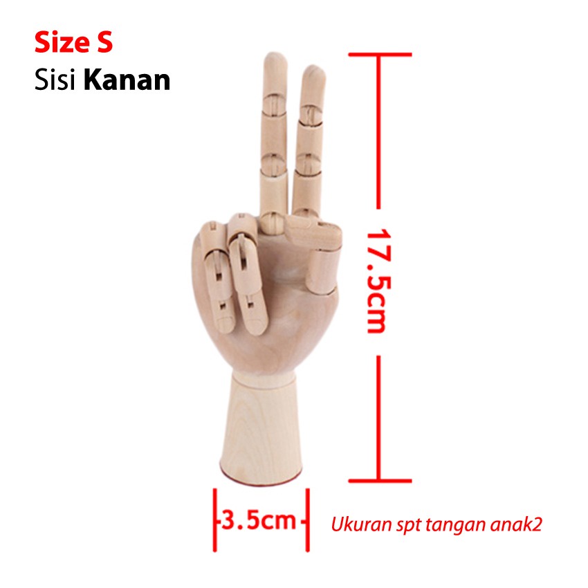 Jual manekin tangan kayu / wooden hand / patung jari tangan | Shopee ...