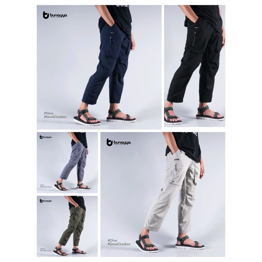 Jual Bunayya Sirwal Outdoor/Sirwal Tempur Sirwal Cargo Celana Sunnah ...