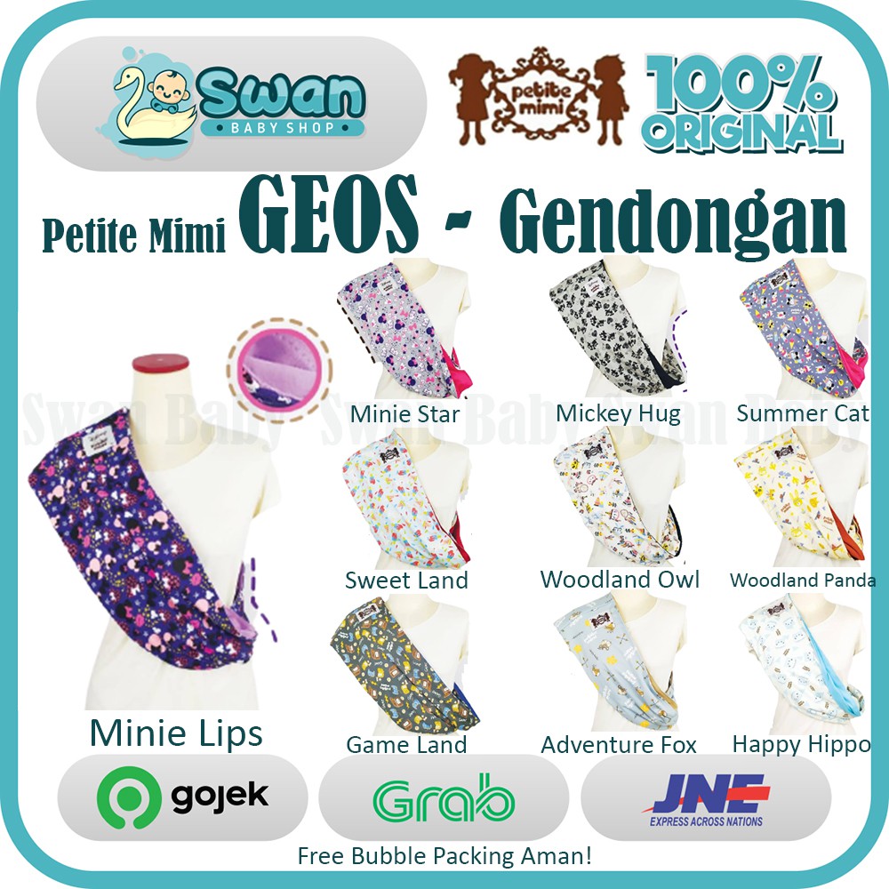 Jual Geos Petite Mimi MOTIF DISNEY / Gendongan Bayi / Simple Sling ...
