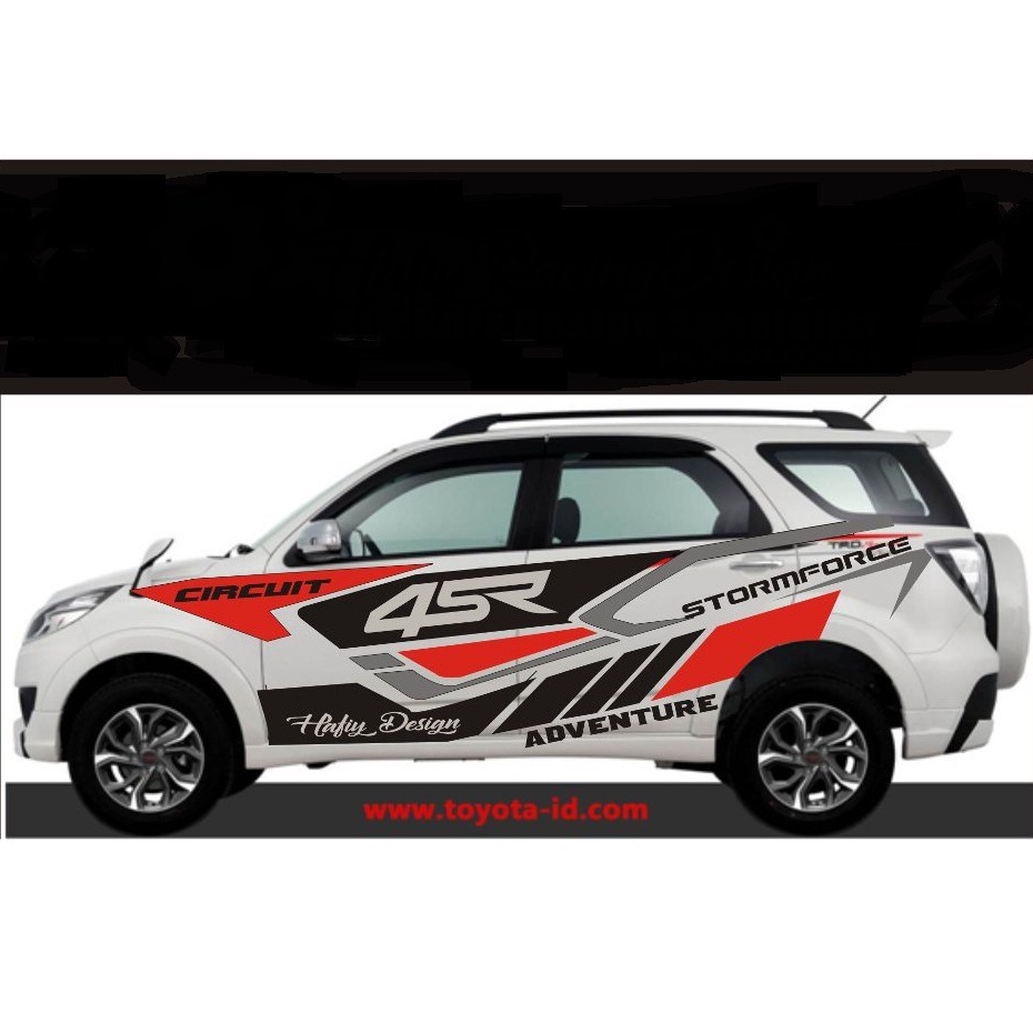 Jual cutting Stiker mobil rush terios avanza sigra dll stiker mobil ...