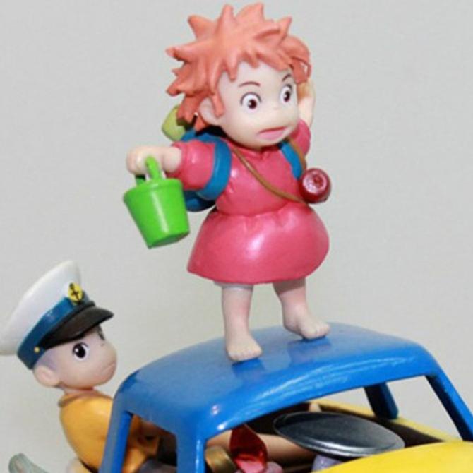 Jual 2021 Anime Ponyo On The Cliff Pvc Action Figure Cartoon Ponyo With ...