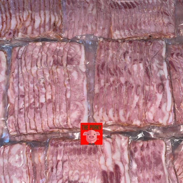 Jual PORK STREAKY BACON BALI NL @1KG | Shopee Indonesia