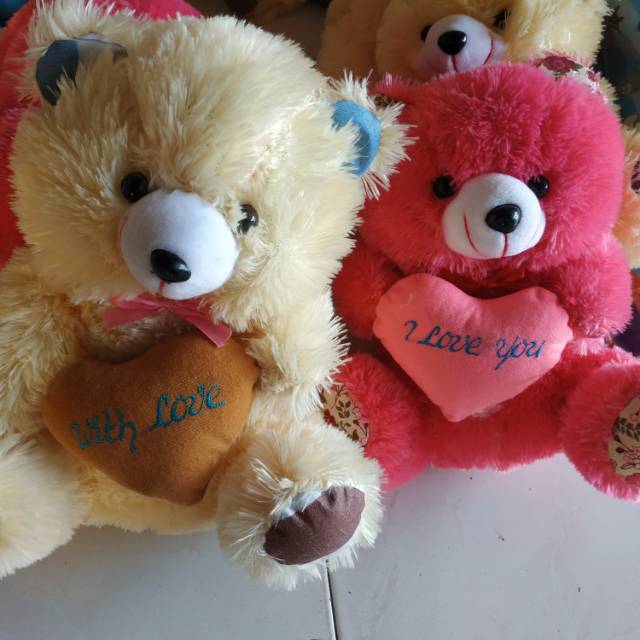 Jual Panda teddy bear TS duduk love | Shopee Indonesia