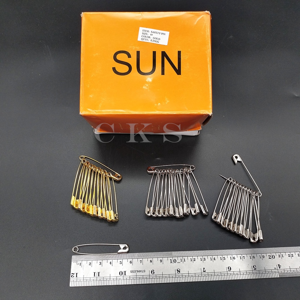 Jual Peniti sun jumbo / peniti besar renteng / tersedia 2 warna ...