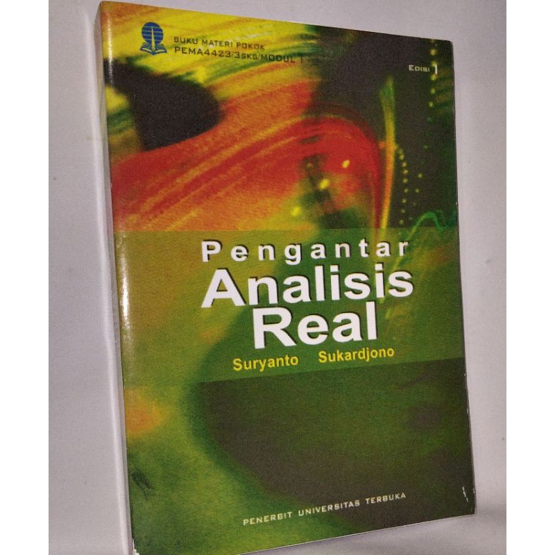 Jual PENGANTAR ANALISIS REAL EDISI 1..UT | Shopee Indonesia