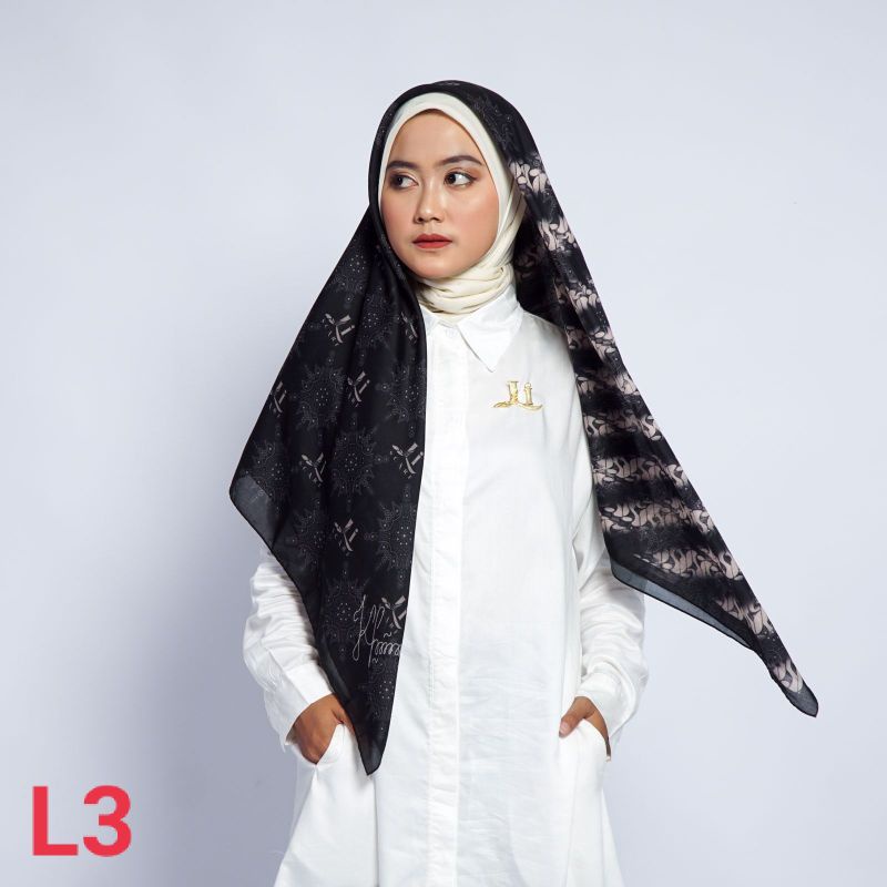 Jual hijab / jilbab Li Scraf Motif Parang | Shopee Indonesia