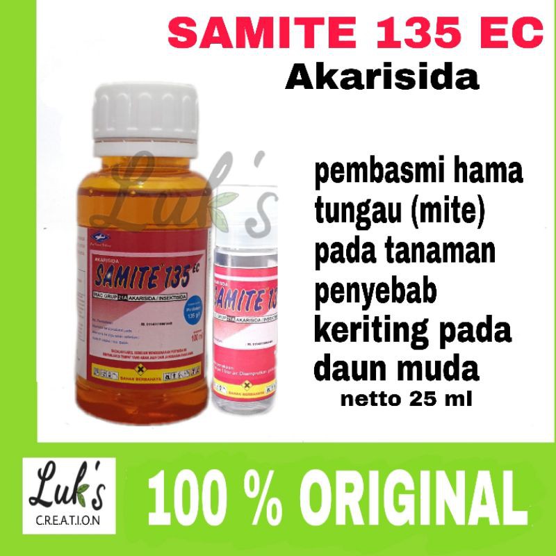 Jual Akarisida SAMITE 135 EC 25 ml pembasmi hama tungau tanaman ...