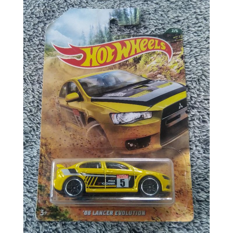 Jual Diecast Hot Wheels Hotwheels HW Rally 08 Lancer Evolution Kuning ...