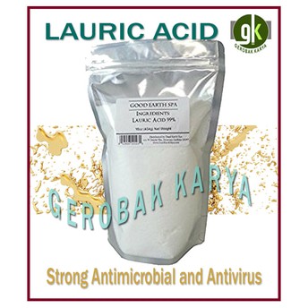 Jual LAURIC ACID 99% PURE | 100 gr | Shopee Indonesia