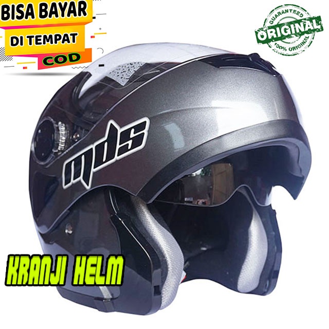 Jual Helm fullface / Helm modular / Helm pro rider solid gunmetal ...