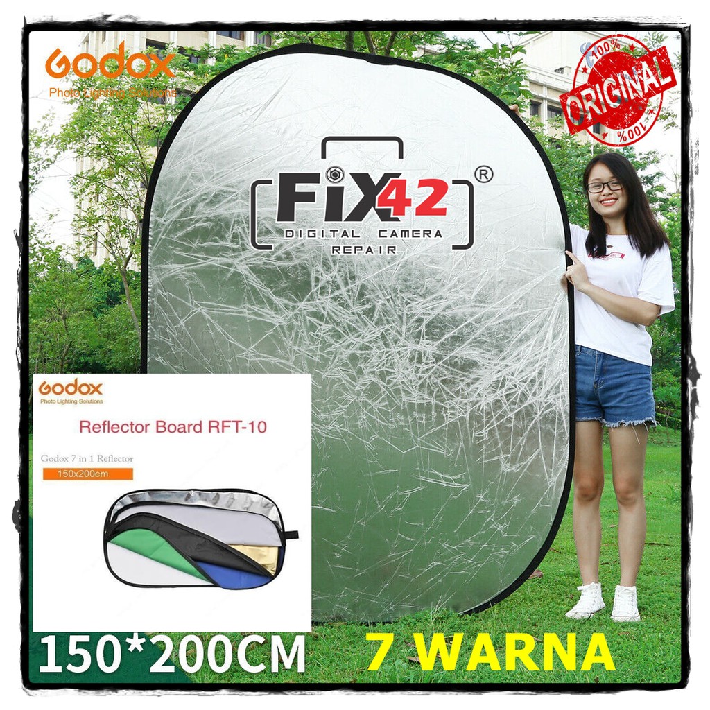 Jual Reflector Reflektor Godox RFT-10 150X200CM 7 IN 1 COLLAPSIBLE ...
