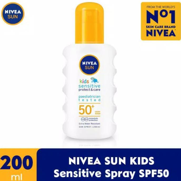 Jual NIVEA SUN KIDS SPF 50 SUNBLOCK ANAK SPRAY WATERPROOF SENSITIVE ...
