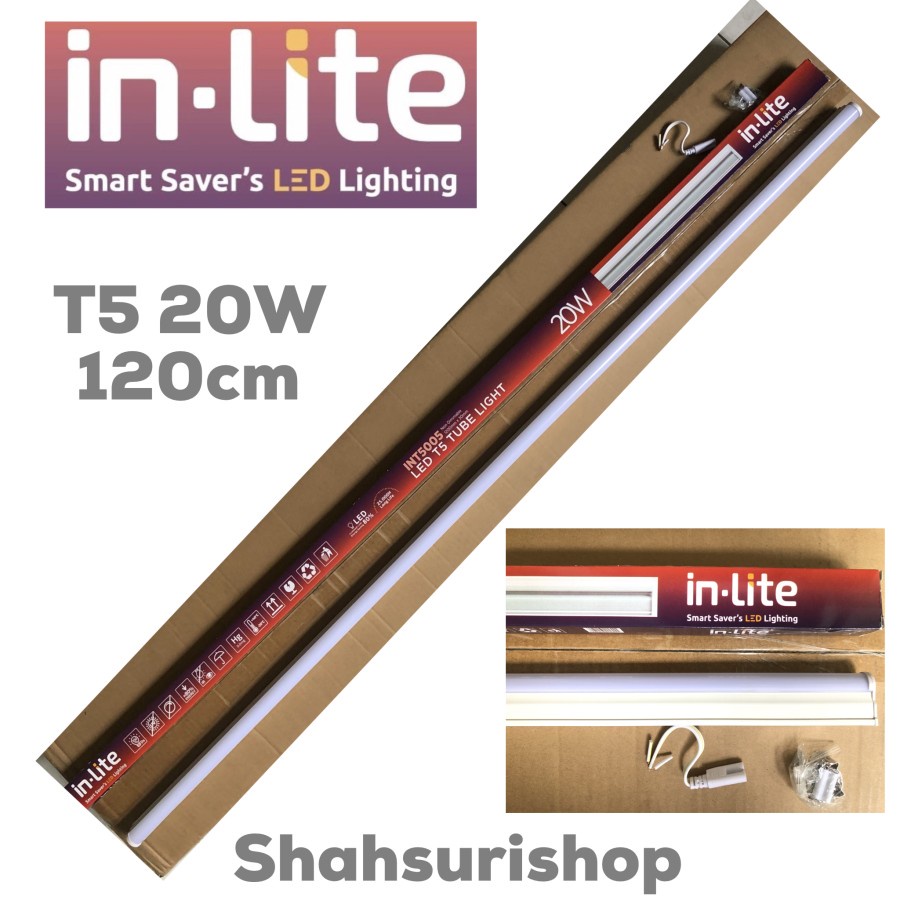 Jual LAMPU LED T5 20W IN-LITE INLITE INT5005 120 CM | Shopee Indonesia