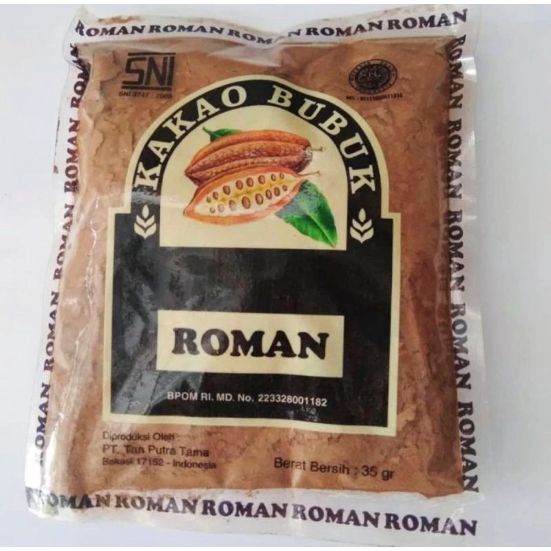 Jual KAKAO BUBUK ROMAN 35 GR | Shopee Indonesia