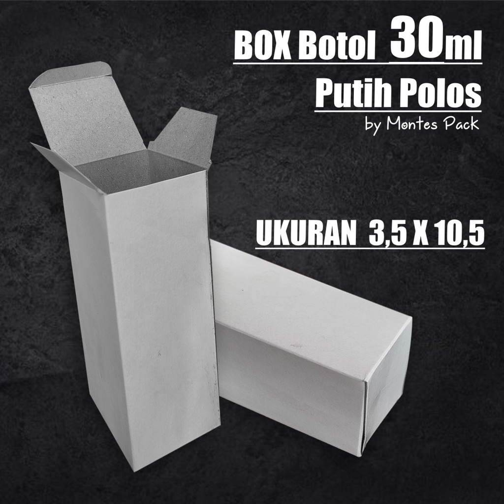 Jual Box Spray PUTIH / kemasan botol / box botol parfum 30ml / Box 3 ...