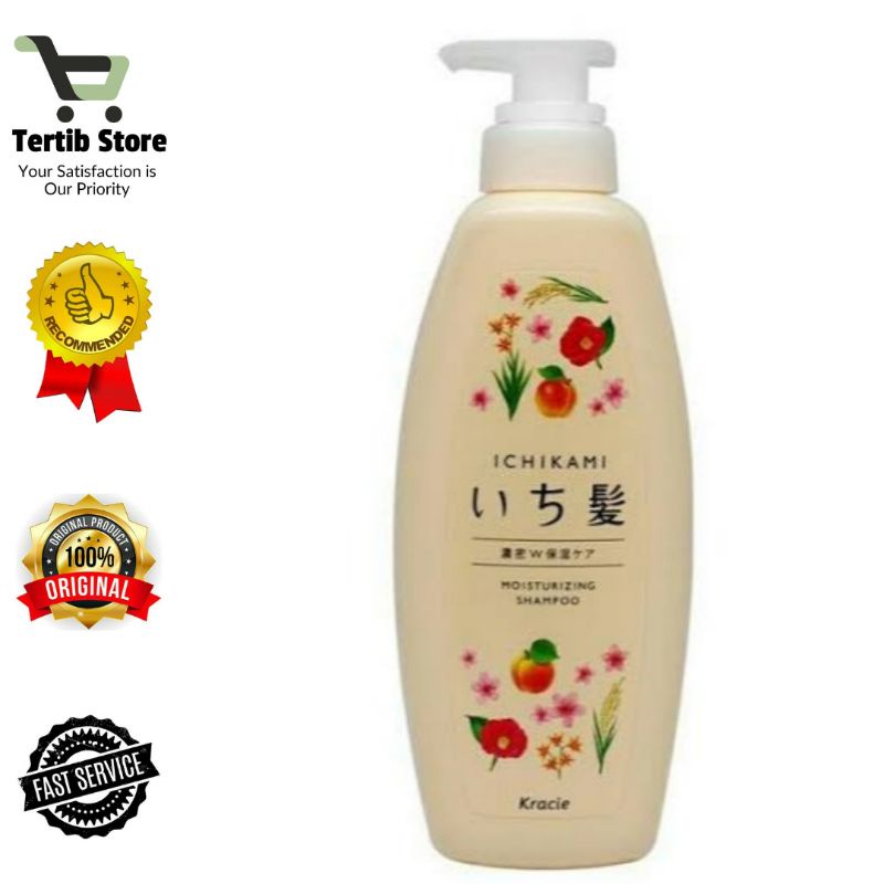 Jual Sampo Ichikami Moisturizing Shampo Series Rambut Kering 480 Ml Pump | Shopee Indonesia