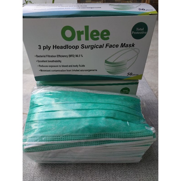 Jual Headloop Orlee Surgical / Masker Medis Hijab Orlee | Shopee Indonesia