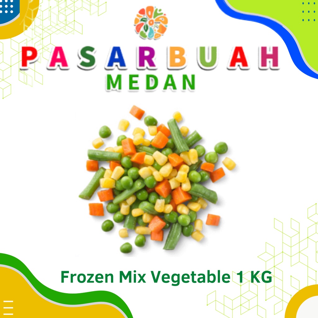 Jual Distributor Frozen Mix Vegetable 4 Way 1 Kg - Pasar Buah Medan ...
