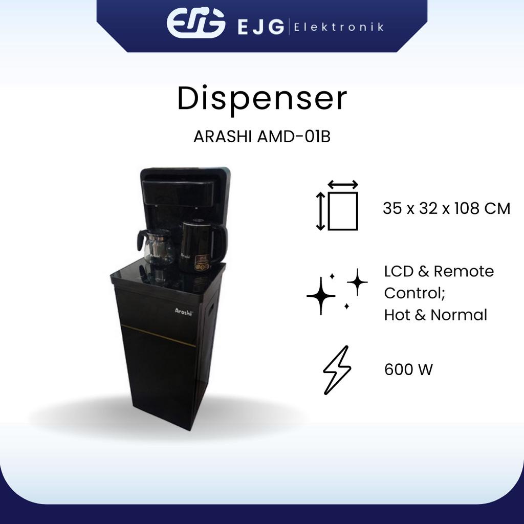 Jual Arashi Dispenser AMD01B Dispenser Galon Bawah AMD 01 B Bottom Load low watt | Shopee Indonesia