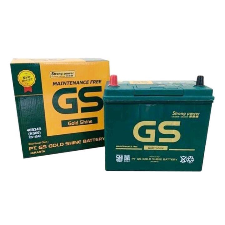 Jual Aki Mobil Avanza G / Veloz, Terios, Xenia, Rush, GrandMax GS MF NS60 Aki Kering 12V 45AH ...