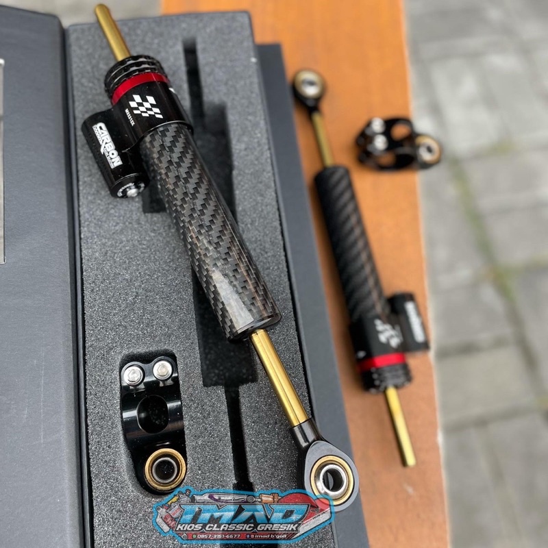 Jual Stabilizer stang Matris 16 klik Steering damper Matris Carbon ...