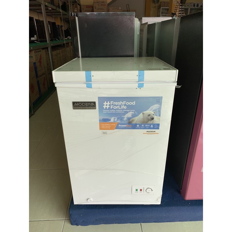 Jual Chest Freezer MODENA MD 10W 100L Freezer Box Modena Frezer Daging ...