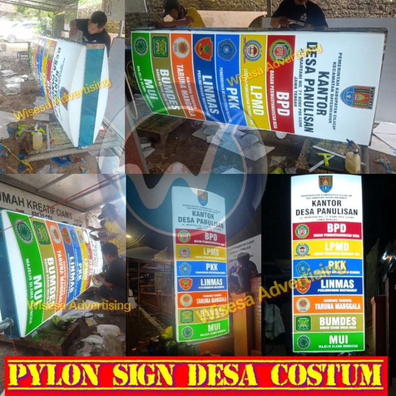 Jual Totem Acrylic Costum Phylon Sign Acrylic LED Termurah | Shopee Indonesia