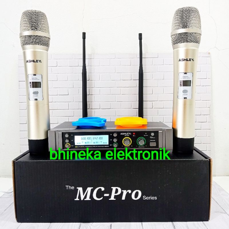 Jual mic wireless ashley mc pro original mic handheld WITH ANTI ...
