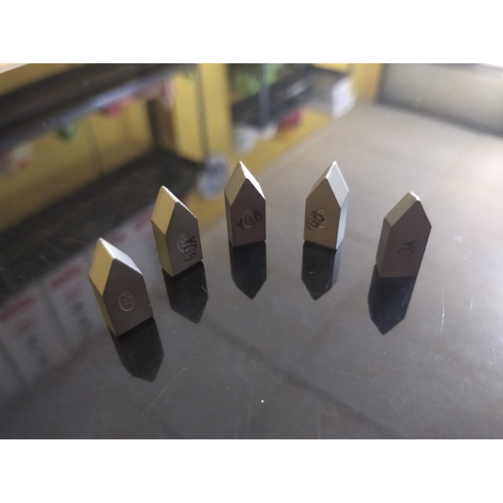 Jual Mata widia carbide tip betel tungsten platina C120 pahat bubut bor ...