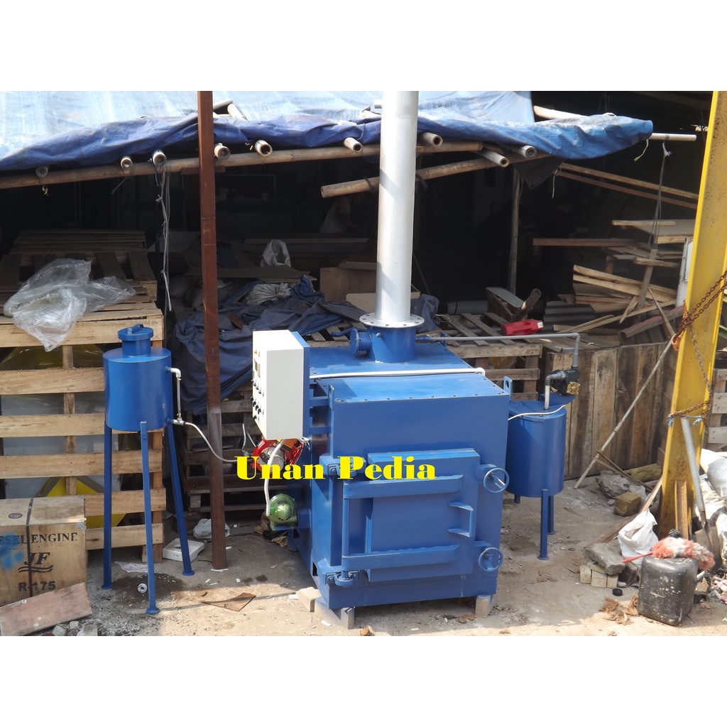 Jual Mesin Incinerator Domestik Double Burner Kapasitas 50 kg - Mesin ...