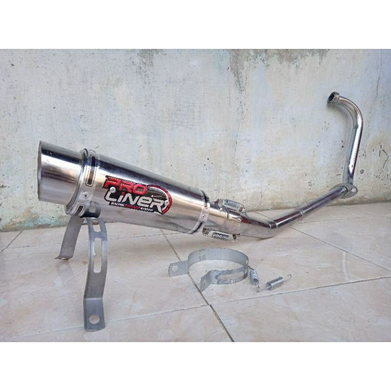 Jual Knalpot pro liner motor vixion old, vixion new, megapro, megapro ...