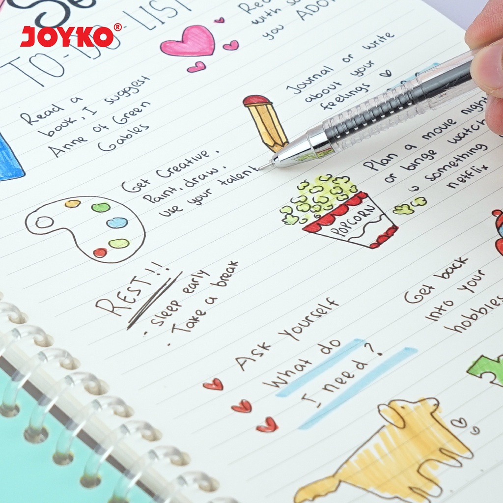 Jual Binder Note Cover Transparan Buku Tulis Joyko | Shopee Indonesia