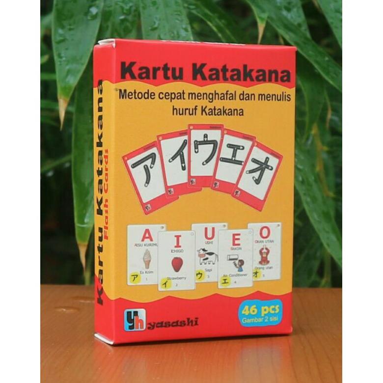 Jual ((BISA COD)) Flashcard Hiragana Katakana (Kartu Hiragana Katakana ...