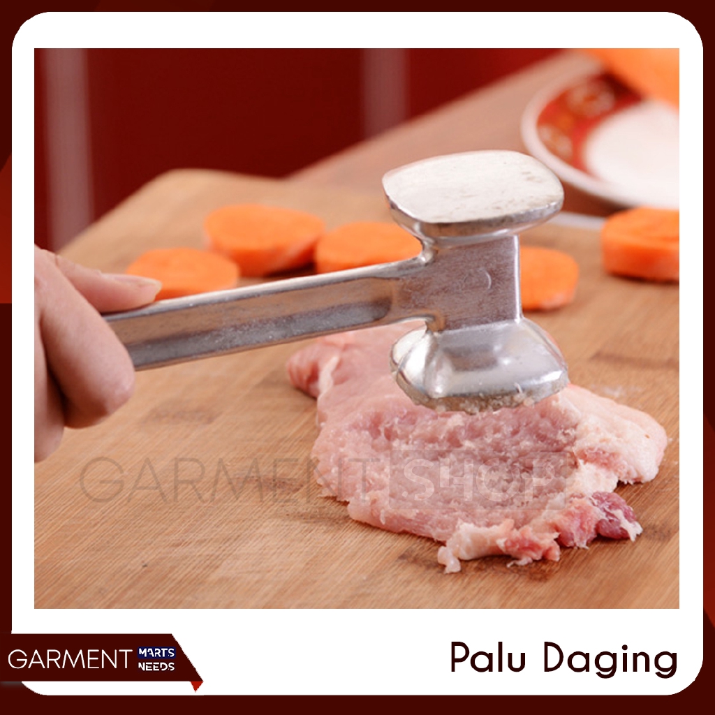 Jual Palu Daging Alat Gepuk Pelunakan Daging Kuat Bagus | Shopee Indonesia