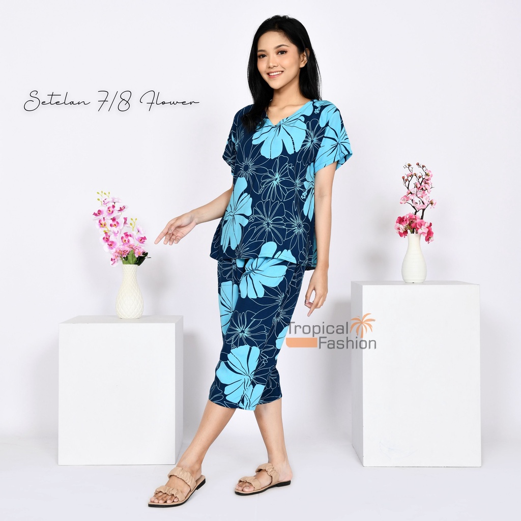 Jual Setelan 7/8 Bahan Rayon Premium | Shopee Indonesia