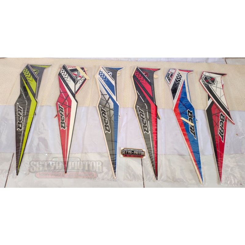 Jual Striping Strip Honda Beat ESP 2016 2017 Hitam Merah Putih Biru ...