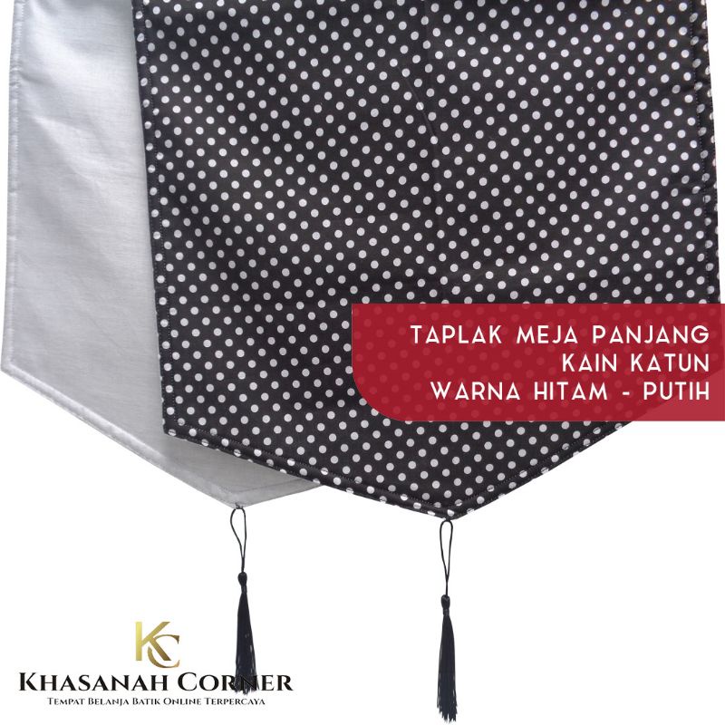 Jual Taplak Meja Panjang 200x36 cm Runner Table Cover Kain Katun Warna ...