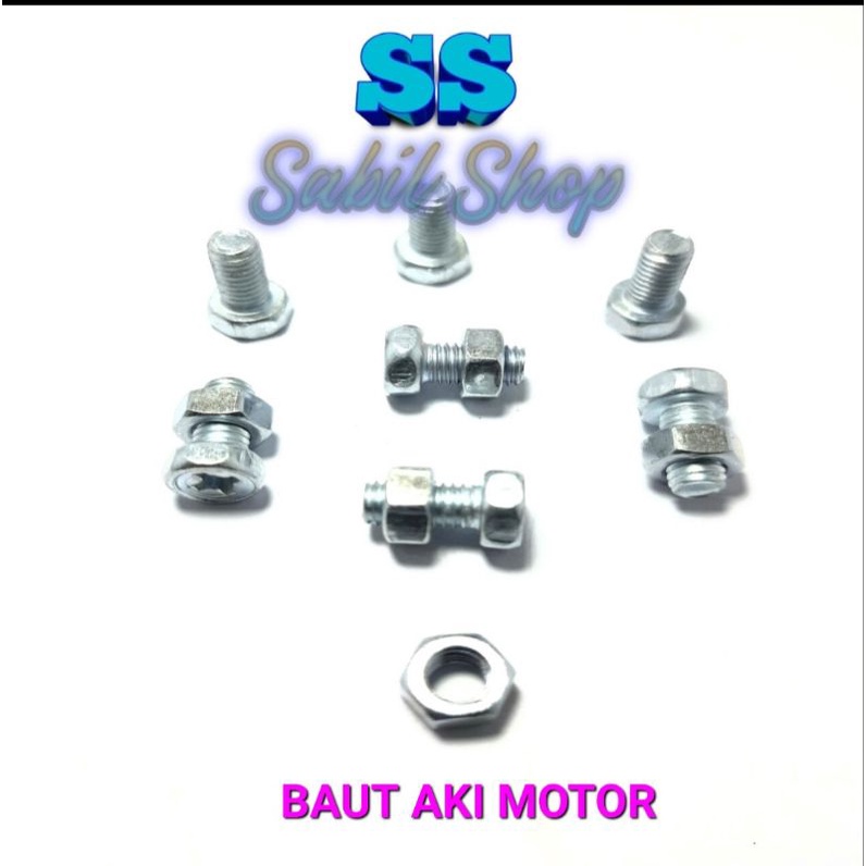 Jual 10 PCS BAUT AKI BASAH BAUT AKI MOTOR BAUT AKI SEPEDA MOTOR BAUT ...
