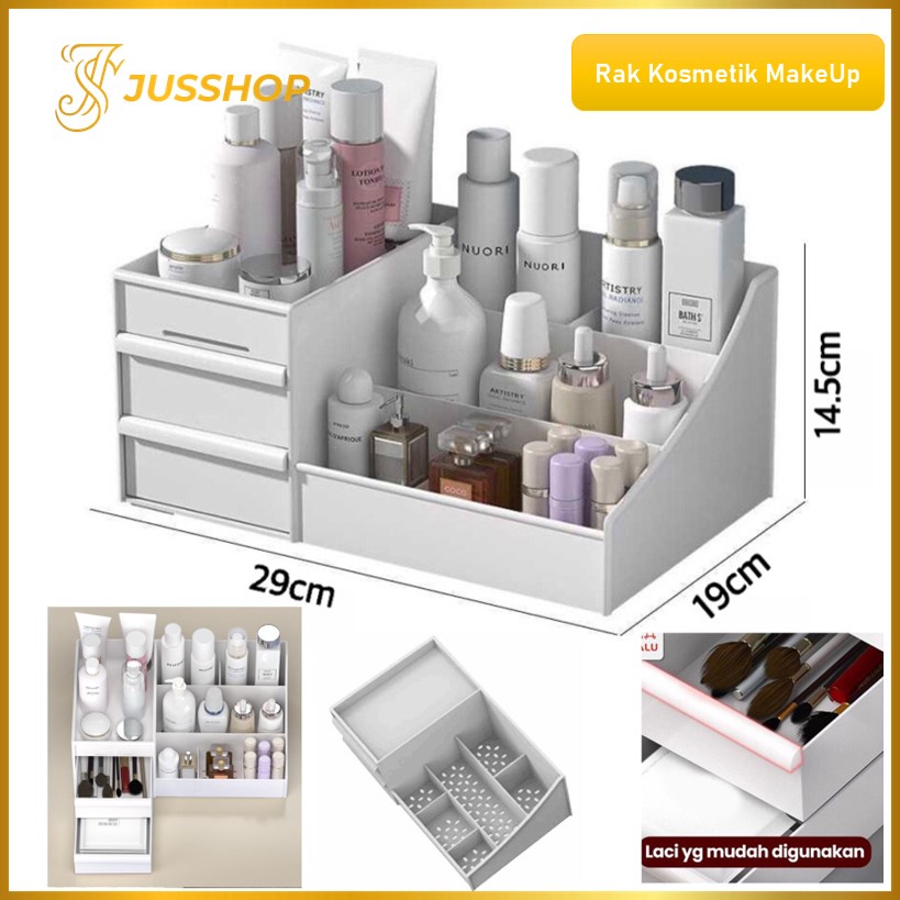 Jual Rak Kosmetik Makeup Skincare Drawer Tempat Penyimpanan Makeup ...