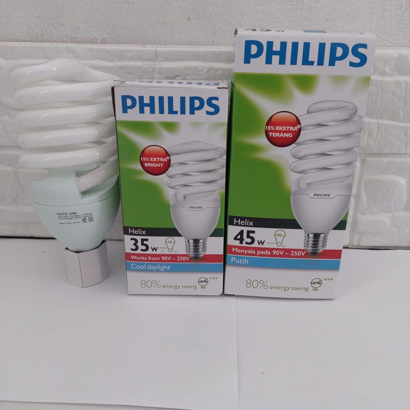 Jual Lampu Philips Helix/Spiral/Tornado 35 watt 45 watt 55 watt | Shopee Indonesia