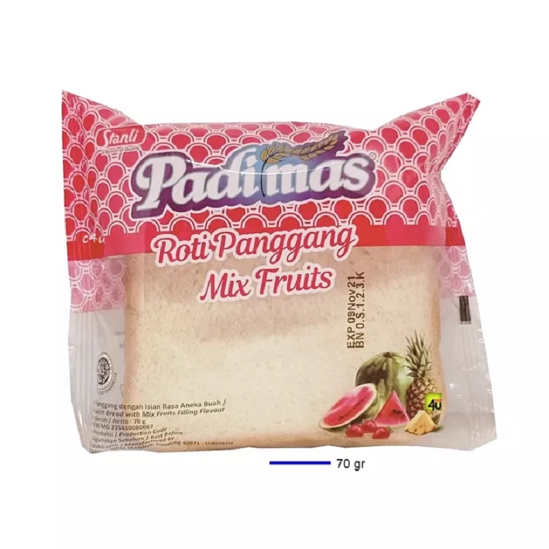 Jual Padimas Roti Panggang 70 gram isi 5pcs | Shopee Indonesia