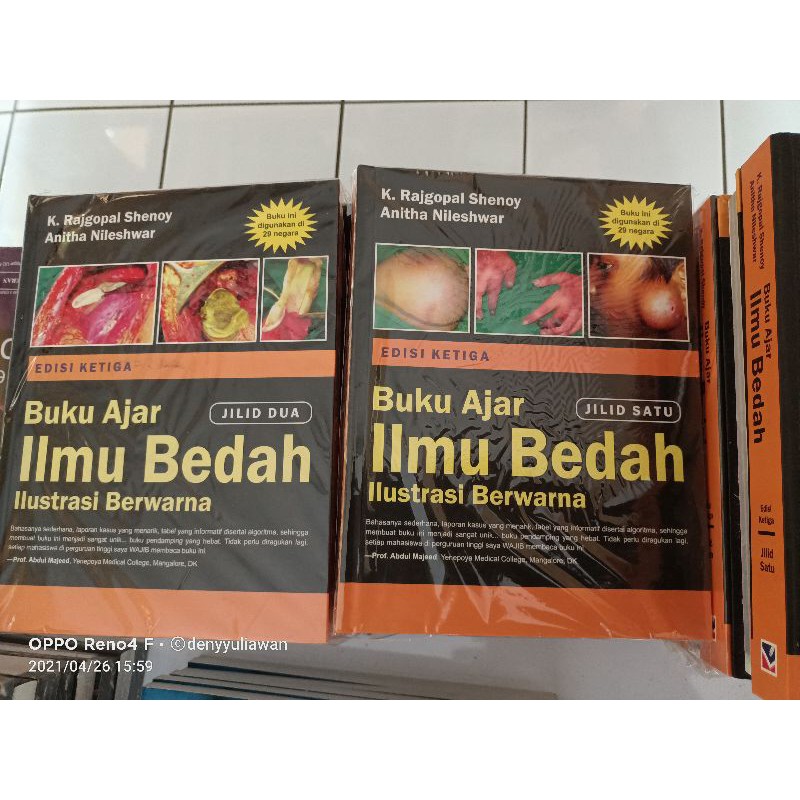 Jual Buku ORI - BUKU AJAR ILMU BEDAH ILUSTRASI BERWARNA Edisi Ketiga Jilid 1 dan 2 Rajgopal ...