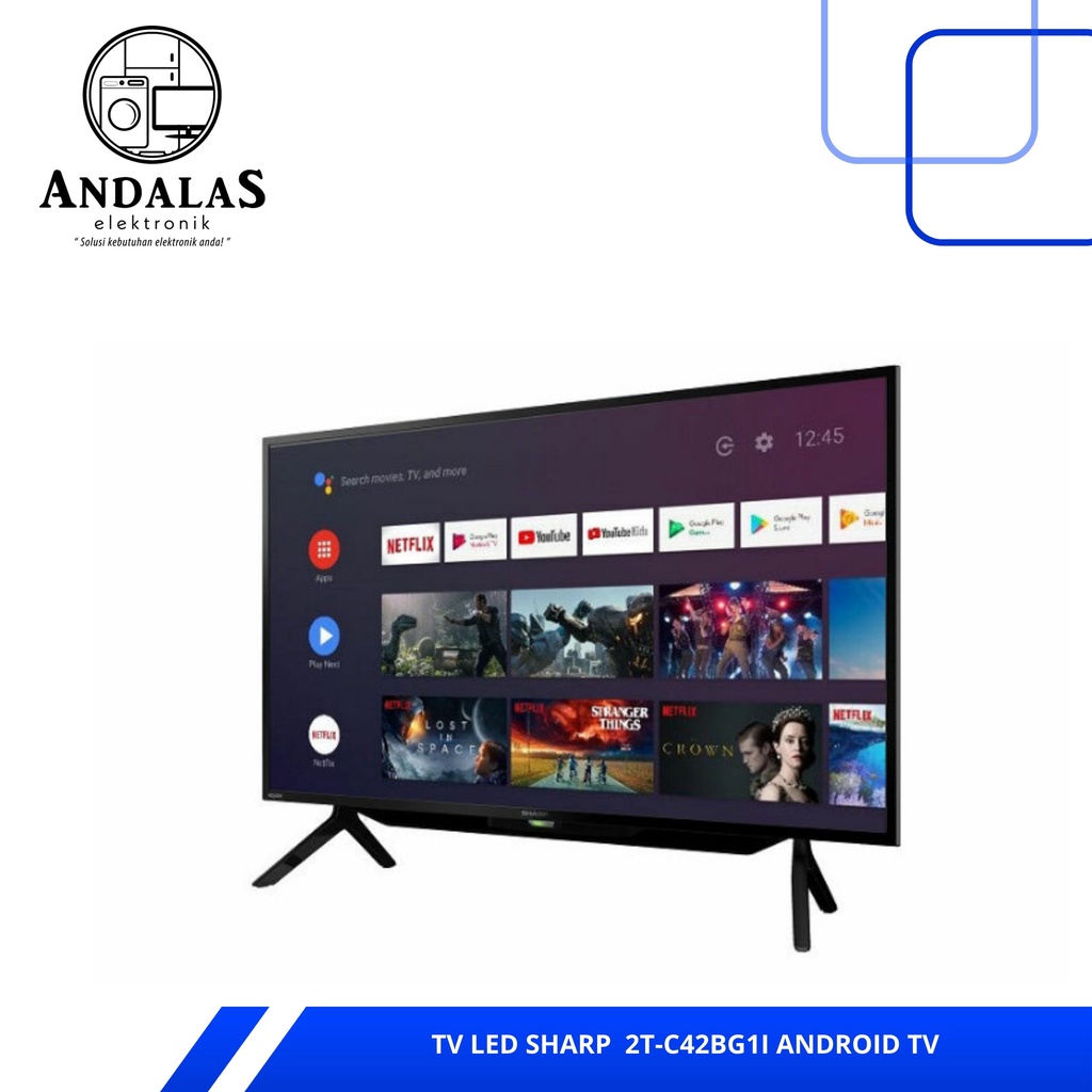 Jual TV LED SHARP 2T-C42EG1I 42EG1I ANDROID TV Led TV 42 inch | Shopee Indonesia