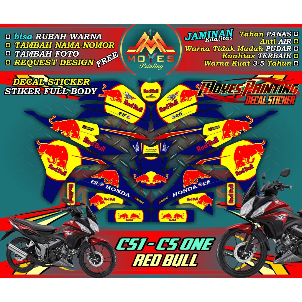 Jual Decal Cs 1 Cs One Fullbody / Decal Dekal Motor Cs 1 Cs One Full ...
