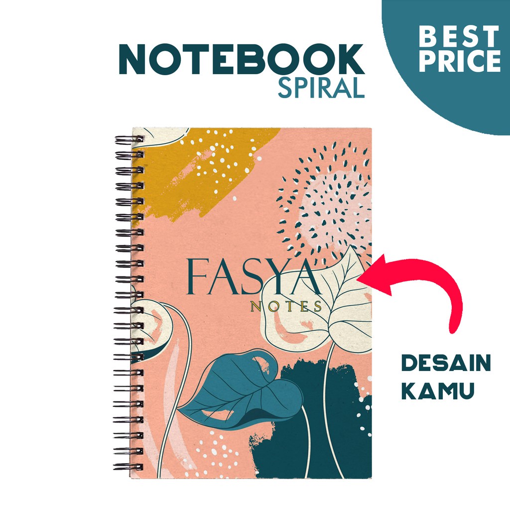 Jual NOTEBOOK SPIRAL/ BUKU CATATAN RING / BUKU TULIS CUSTOM /BUKU DIARY ...