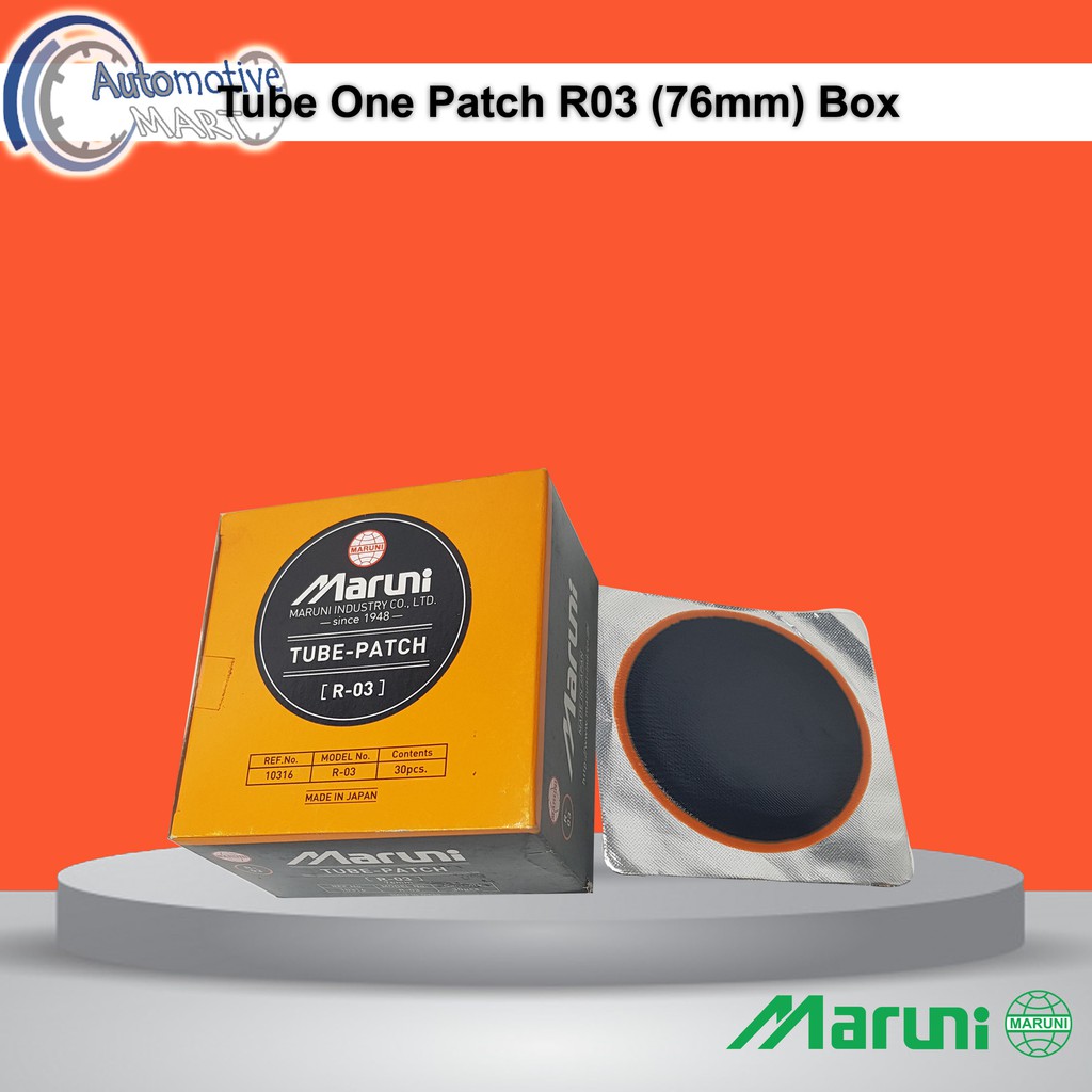 Jual Maruni Tube Patch R-03 Box Bulat Isi 30pcs Ukuran 76mm 10316 Karet ...