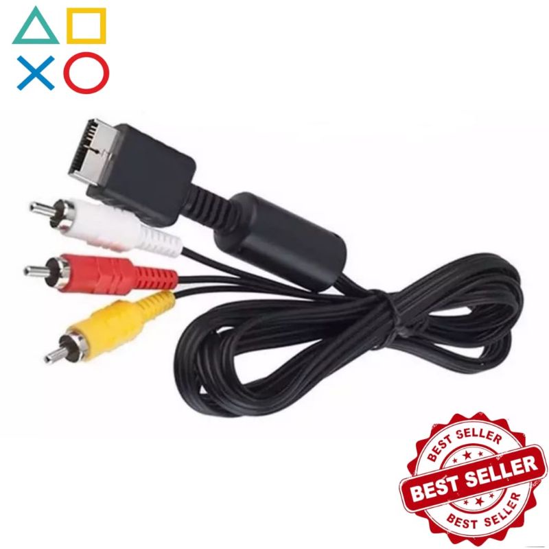 Jual Kabel Cable AV PS2 PS3 Original | Shopee Indonesia
