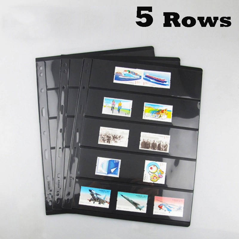 Jual IMPORT 10PCS/4PCS Postage Stamp Album Sheets Professional PCCB 5 ...