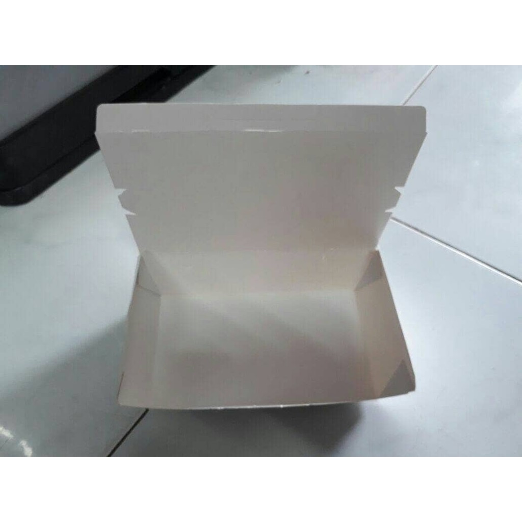 Jual paper/bento/box/kemasan/wadah/ompreng/kertas/bekal/makanan/bungkus ...